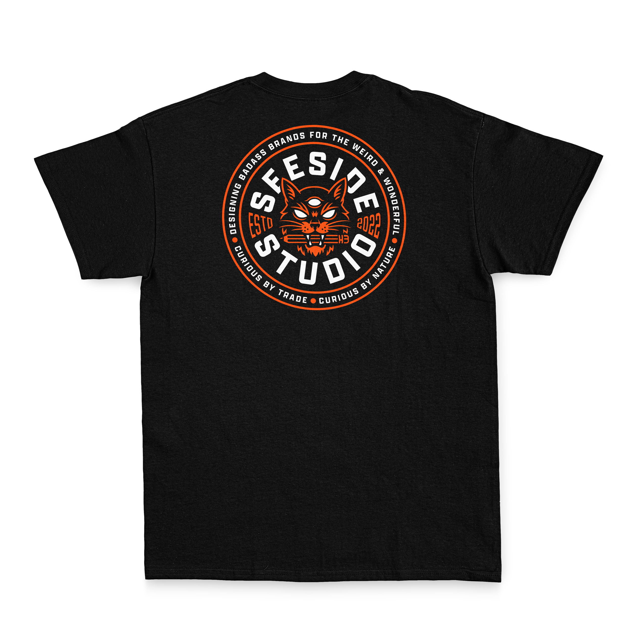 CURIOUS TEE - BLACK – Seeside Studio