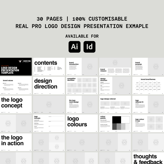 THE ULTIMATE LOGO DESIGN PRESENTATION TEMPLATE – Seeside Studio