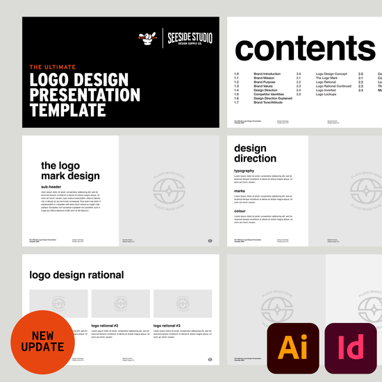 THE ULTIMATE LOGO DESIGN PRESENTATION TEMPLATE – Seeside Studio