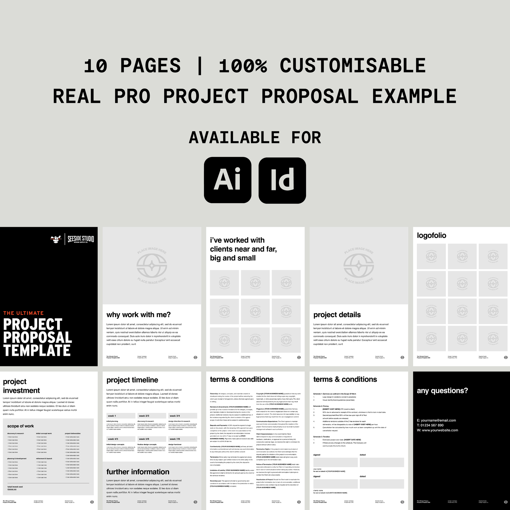 THE ULTIMATE PROJECT PROPOSAL TEMPLATE – Seeside Studio